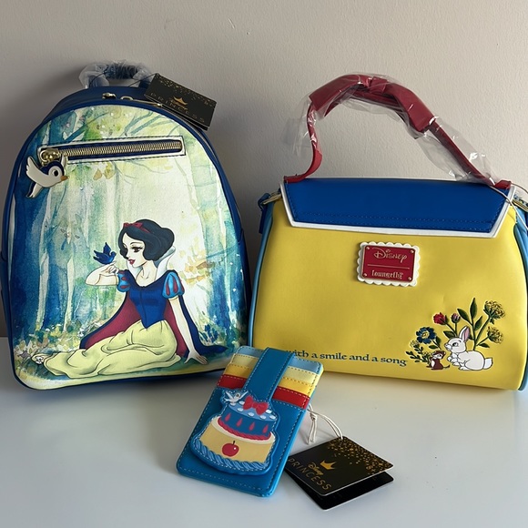 Loungefly | Bags | Loungefly Bundle Disney Snow White Backpack ...